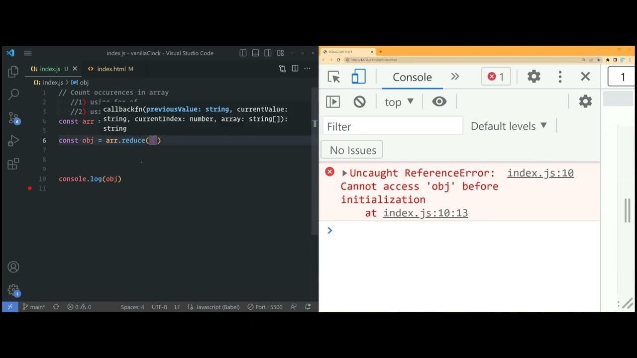 Js Count Occurrences In Arrays 2 Ways Youtube