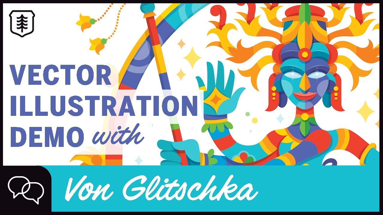 VECTOR ILLUSTRATION demo w/ Von Glitschka - YouTube