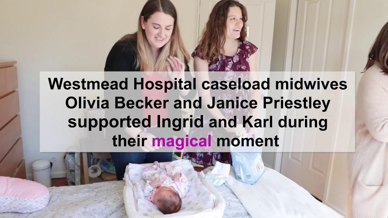 Westmead Hospital delivers first planned home birth - YouTube