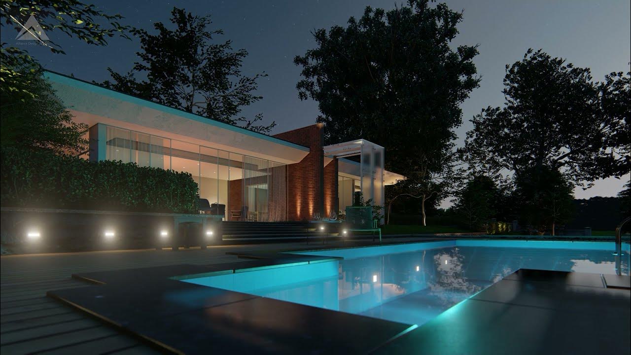 Lumion 11 Cinematic Architectural walkthrough animation and Realistic exterior night rendering ...
