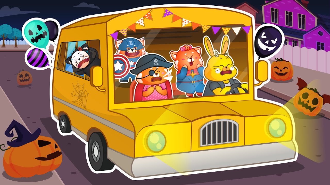 Wheels On The Bus Halloween Song Compilation + More Nursery Rhymes and ...