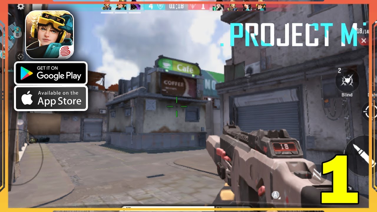 Project M Gameplay (Android, iOS) - Part 1 (Valorant Mobile Clone ...
