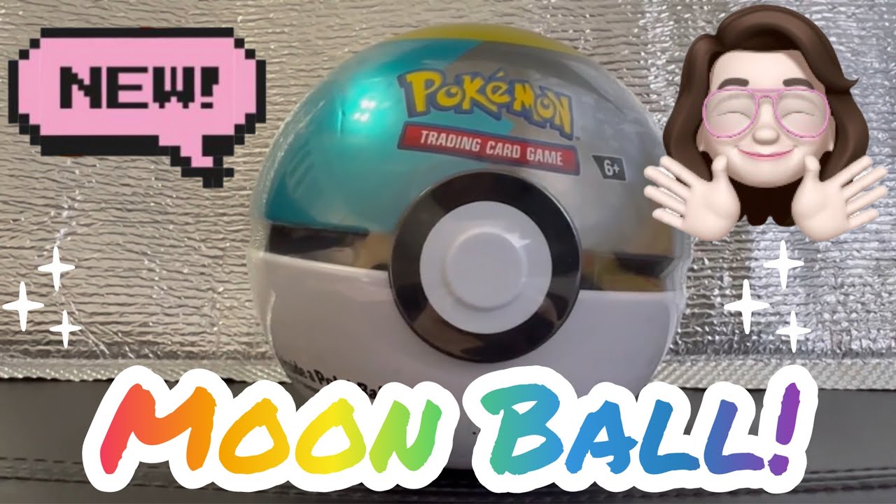 Pokemon Centre’s Latest Moon Ball Pokeball Tin A24! - YouTube