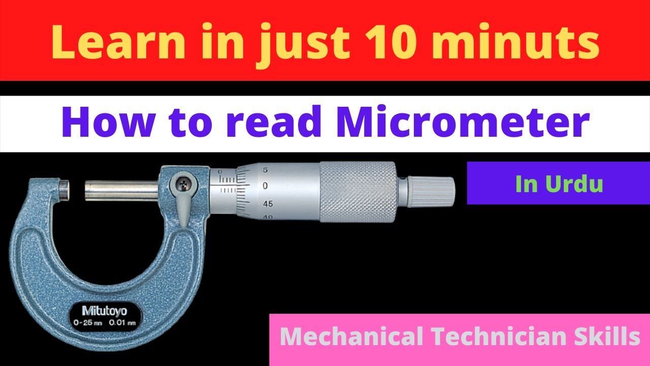 How to read micrometer in mm - YouTube