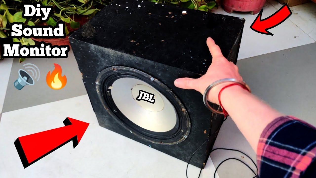 how to make sound monitor at home ||10 inch speaker 🔊#howto #make # ...