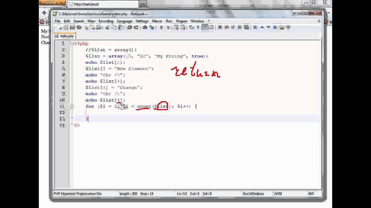 Php и Mysql Lesson2 13 Youtube 7097