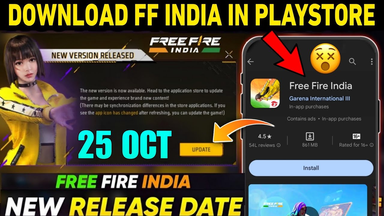 Confirm New Release Date For Free Fire India | Free Fire India Launch ...