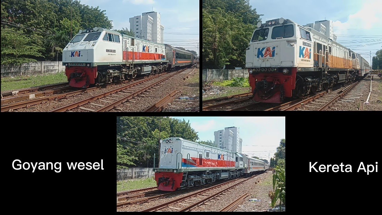 Goyang wesel ala Kereta Api Sancaka, Ranggajati dan Logawa - YouTube