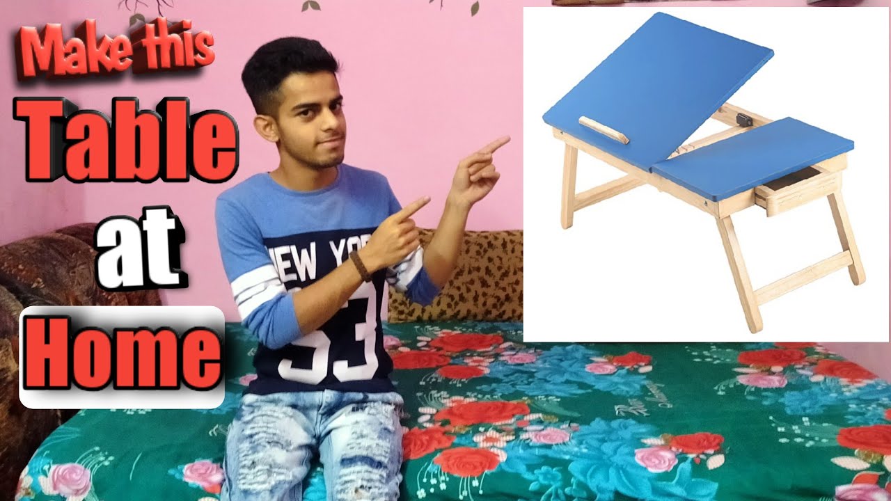 How to make a drawing table at home with Cardboard. - YouTube