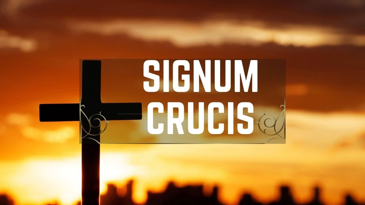 The Sign Of The Cross In Latin (Signum Crucis) - YouTube