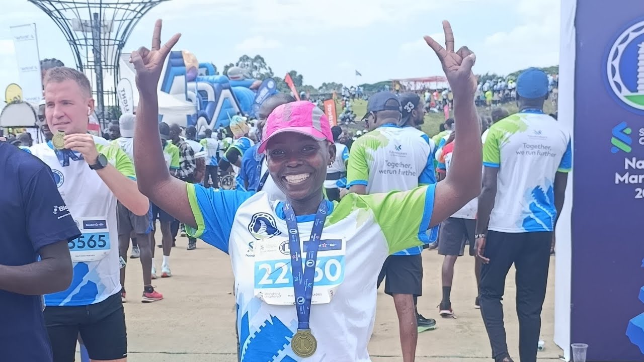 My First 21KM Run! | StanChart Nairobi Marathon 2025 Recap + Medal ...