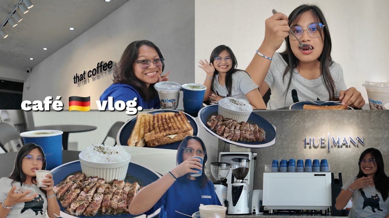 Slice of life: HueMann 🇩🇪 Café Vlog | German Coffee | Aesthetic ...