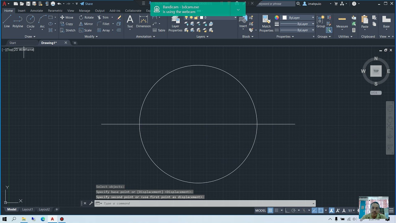 Make center line autocad 2022 - YouTube