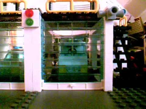 lego garage door test - YouTube
