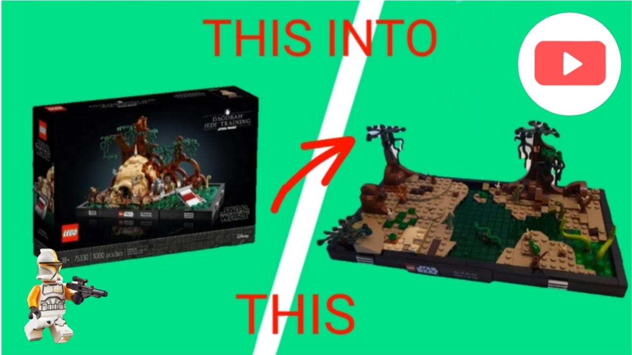 LEGO STAR WARS DAGOBAH MOC!!! - YouTube