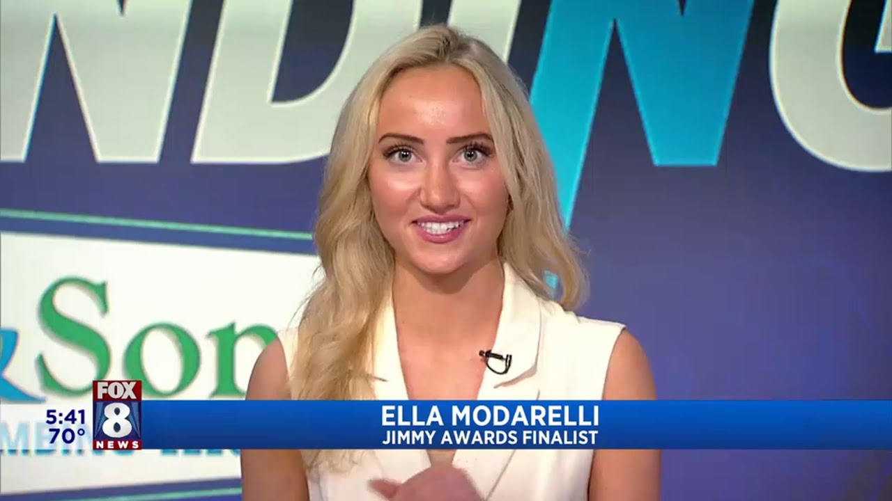 Fox 8 News | Introducing Ella Modarelli (Jimmy Awards Finalist) - YouTube