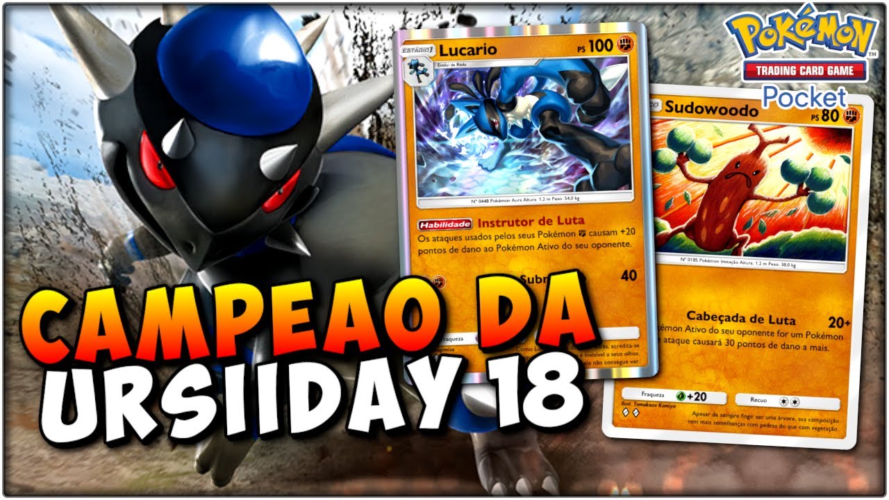 RAMPARDOS & LUCARIO: O DECK CAMPEÃO DA URSIIDAY 18! - Pokémon TCG ...