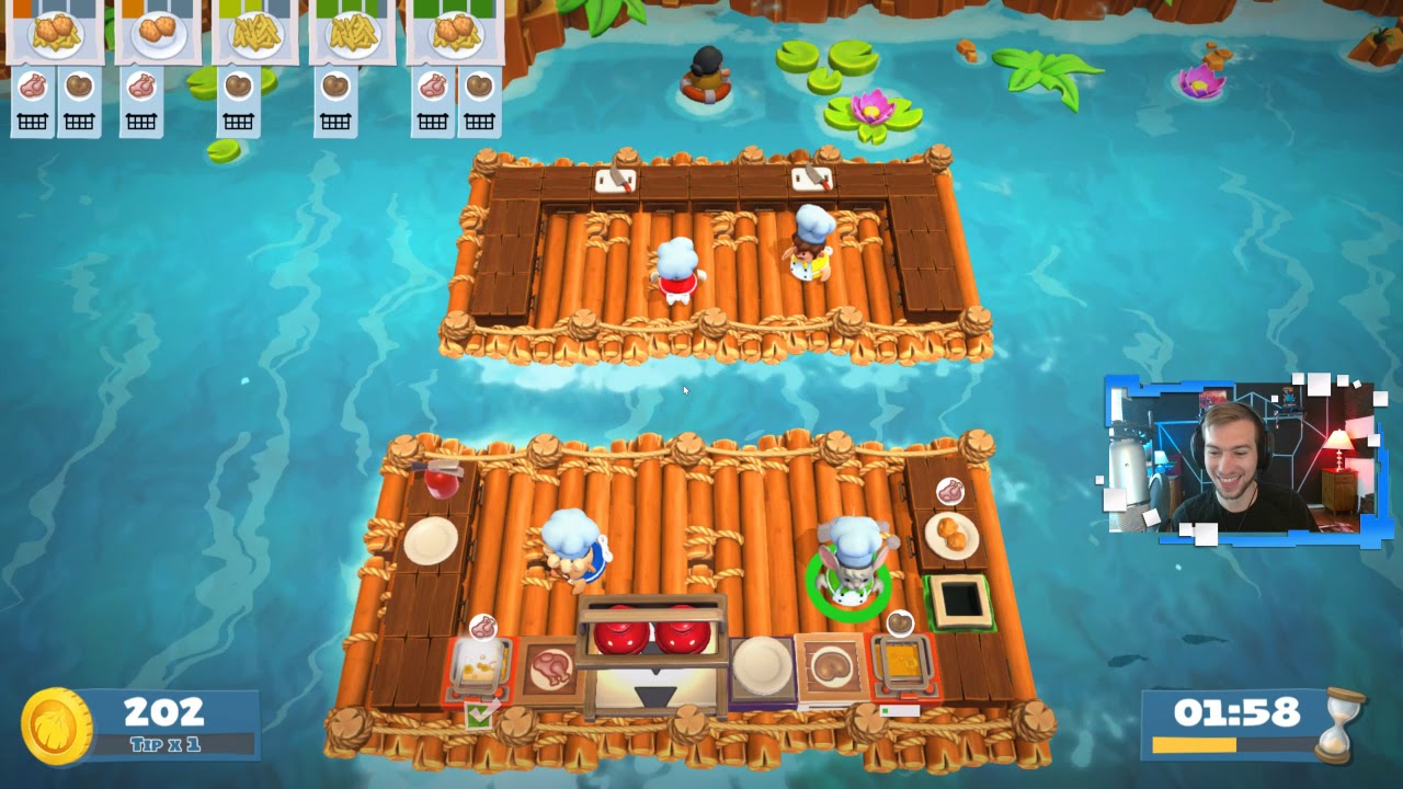 Overcooked 2 - Ep. 03 - Why Are We On a Ship?!? With VintageBeef ...