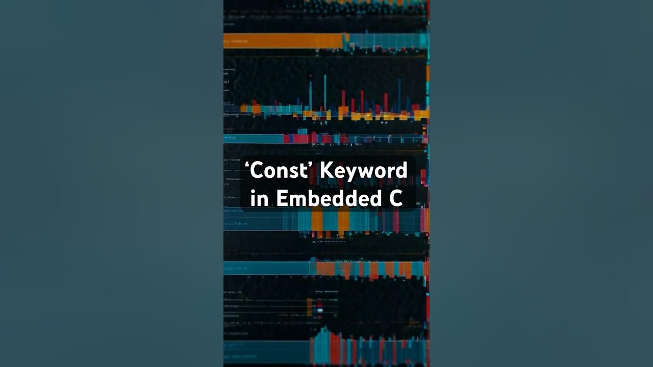 Const Keyword in Embedded C - YouTube