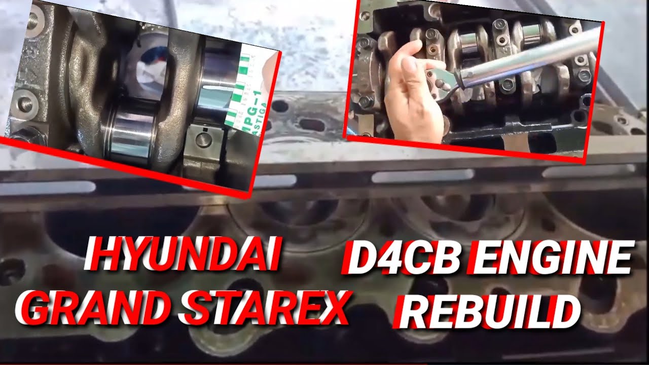 HYUNDAI GRAND STAREX D4CB ENGINE ASSEMBLE , CHONG JUNREY TV - YouTube