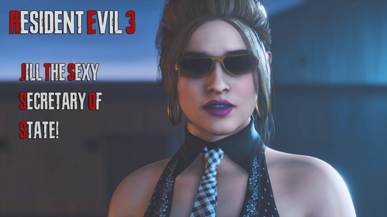 RESIDENT EVIL 3 REMAKE, JILL THE SEXY SECRETARY OF STATE! (RE3R PC MODS ...