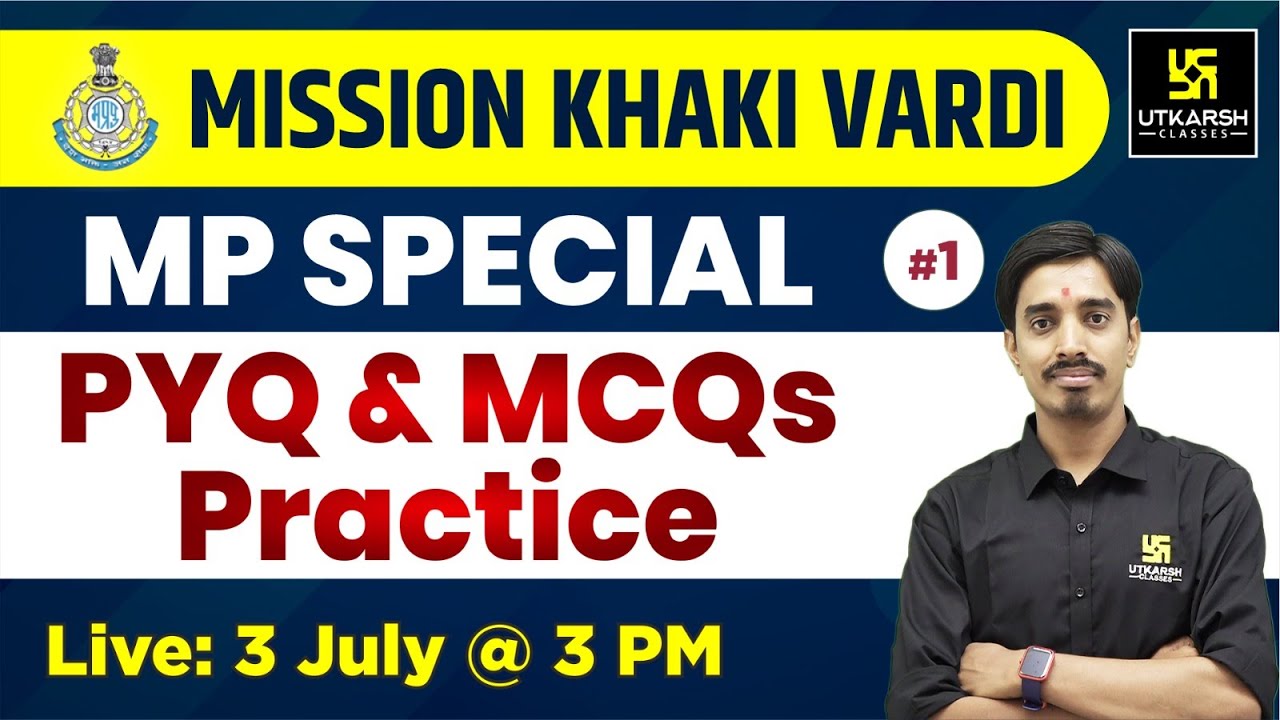 MP SI & Constable Exams | MP GK / GS PYQ & MCQs Practice Questions | Avnish Sir - YouTube