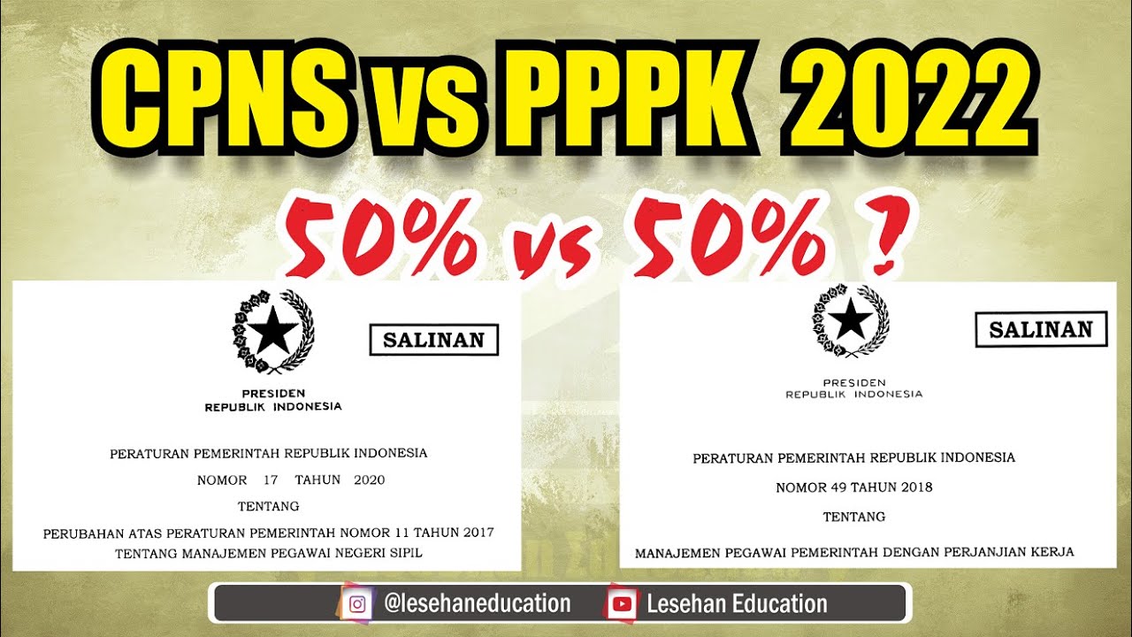 PERBEDAAN CPNS dan PPPK !!! Anda Pilih Mana ??? - YouTube