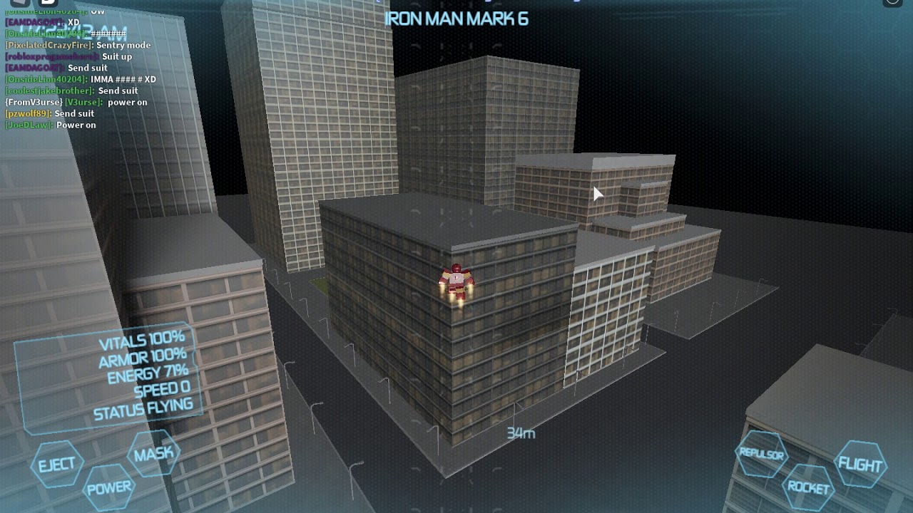 Iron Man Simulator on Roblox - YouTube
