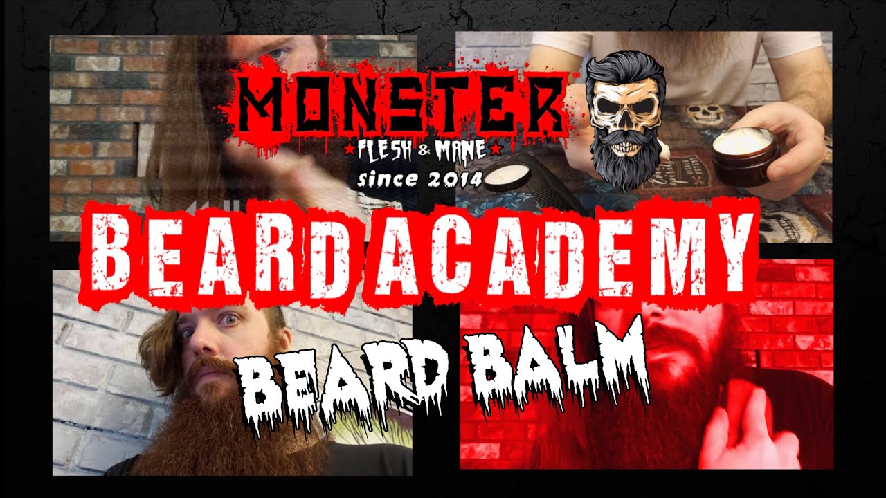 How to Use Beard Balm - MONSTER Beard Academy - YouTube