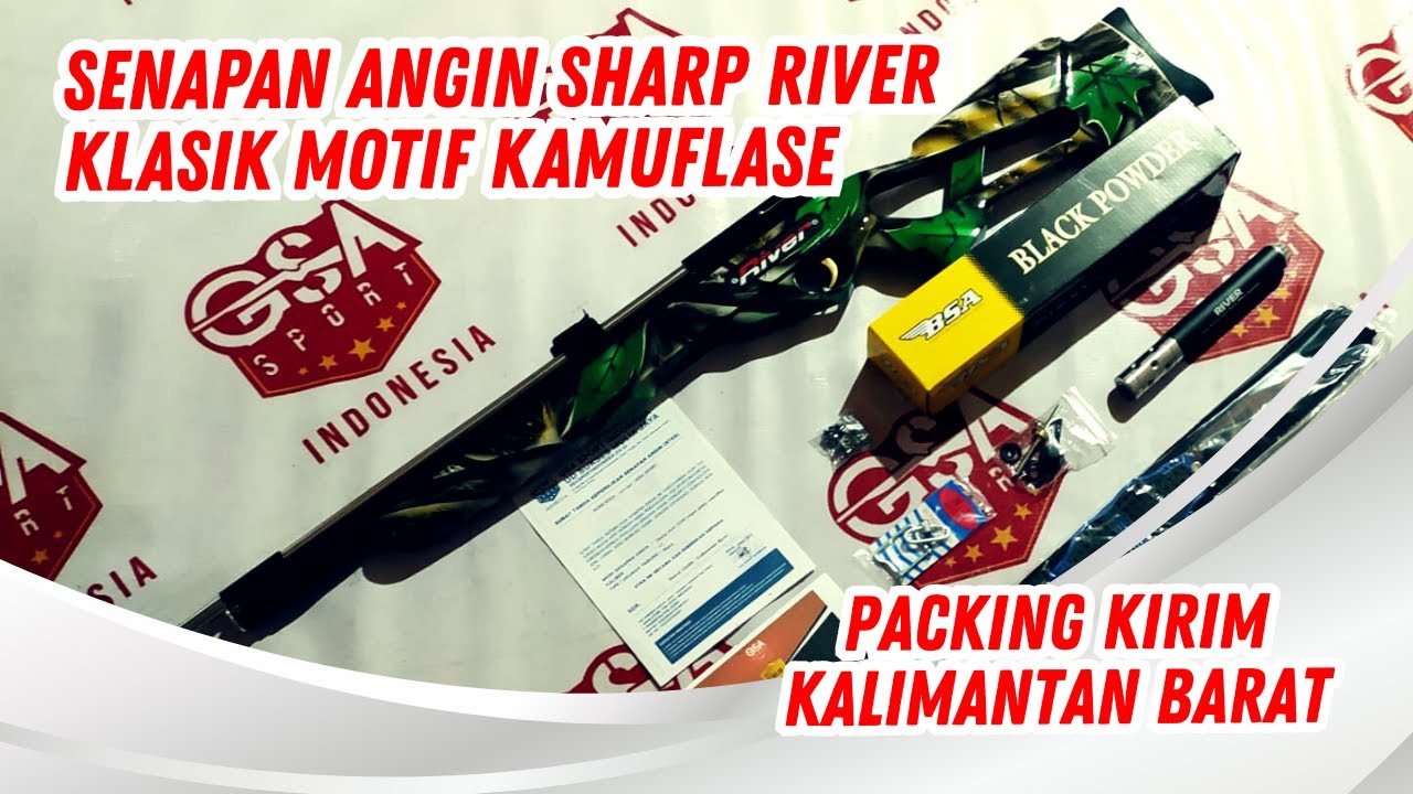 Unboxing & Paking Senapan Sharp River Klasik Camo Edition – Pesanan ...