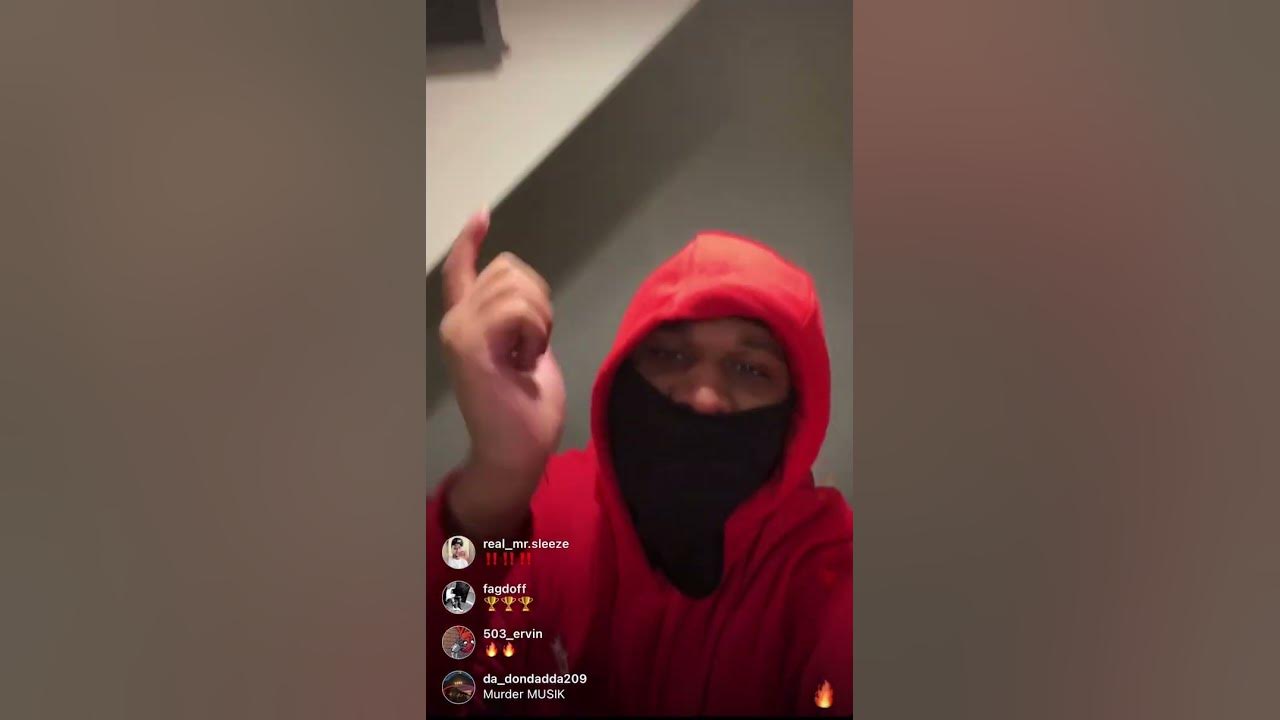 EBK JaayBo Seen On Instagram Live After Being Released From The County Jail. - YouTube
