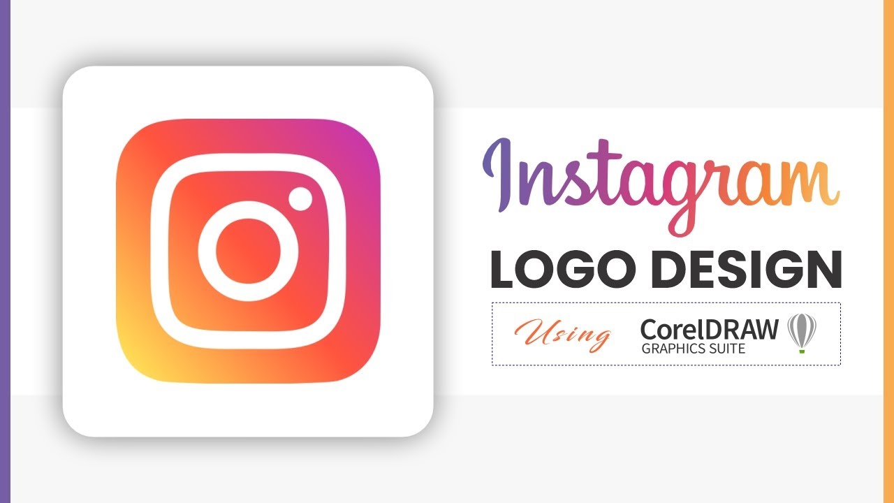 CREATE Stunning Instagram Logo Designs in CorelDRAW! - YouTube