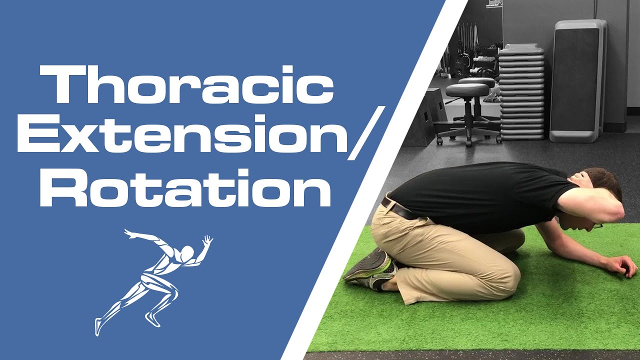 Thoracic Extension/Rotation Exercise - YouTube