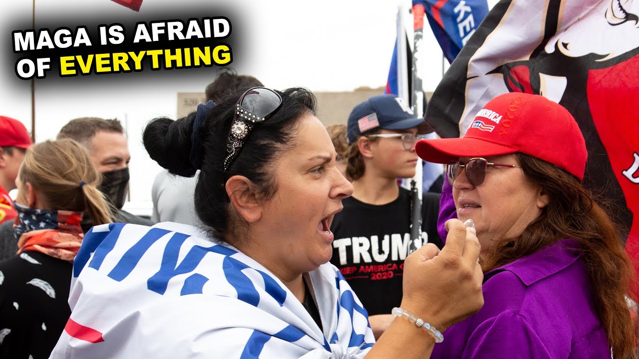 Woman Shows Why MAGA Is Motivated By Fear - YouTube