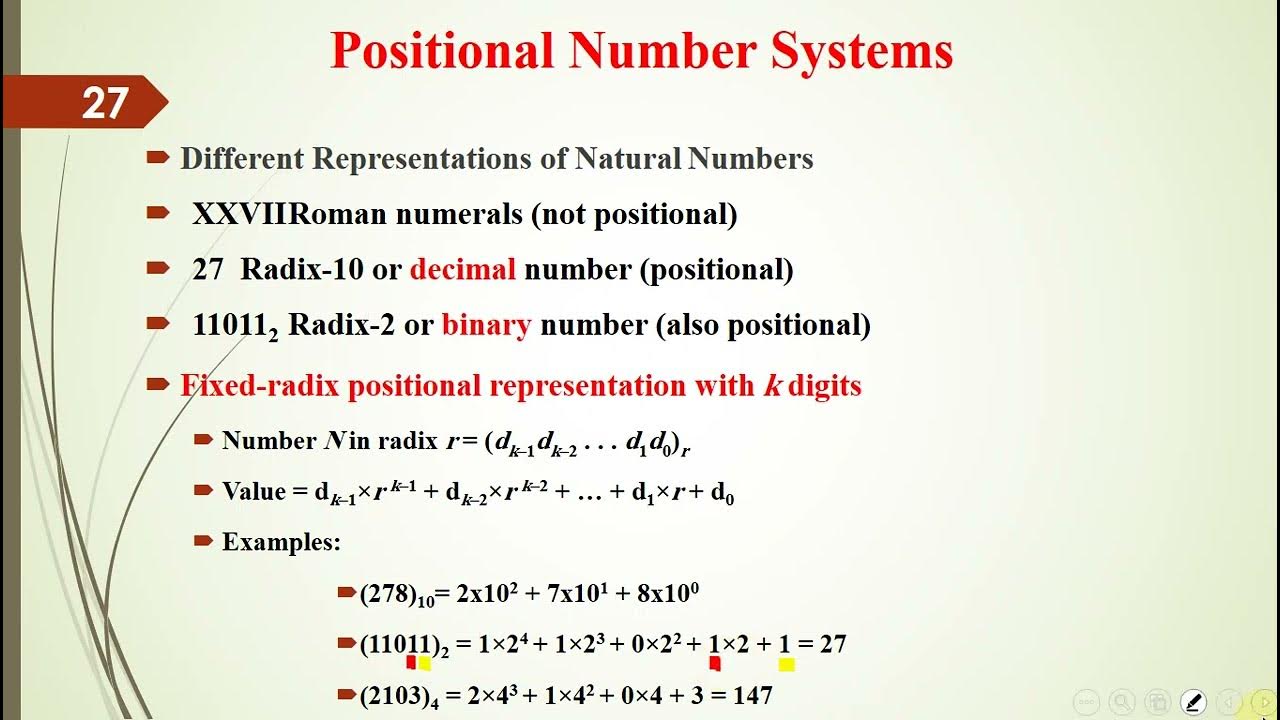 3 Positional Numbers Representations - YouTube