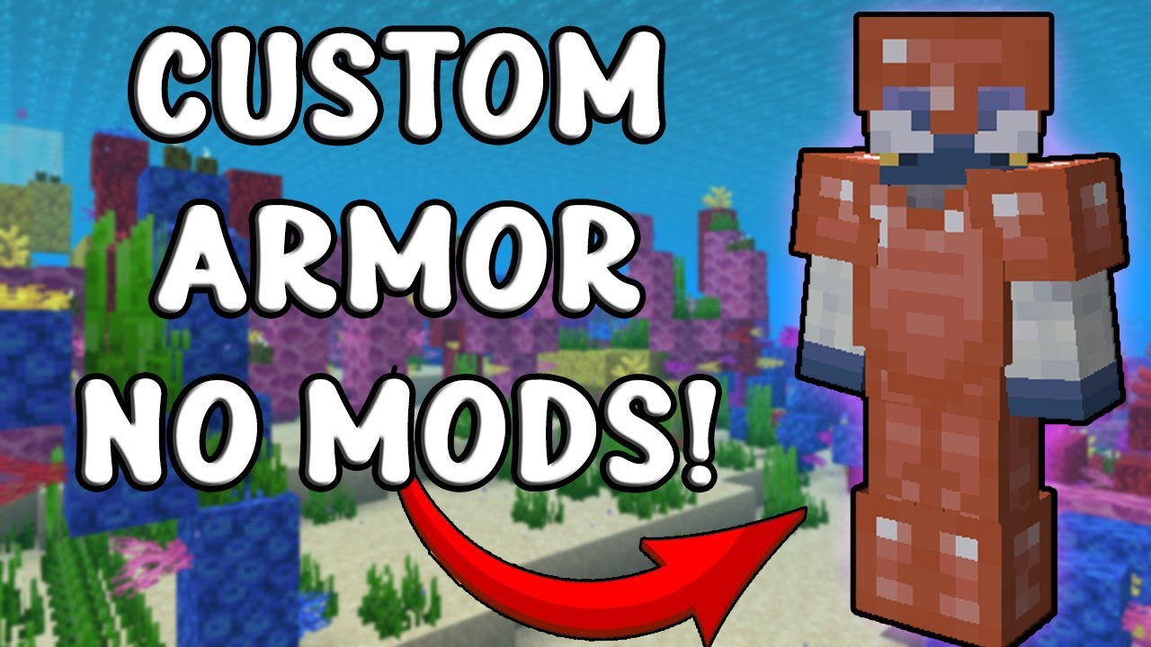 I Added CUSTOM Armor using NO MODS! - YouTube