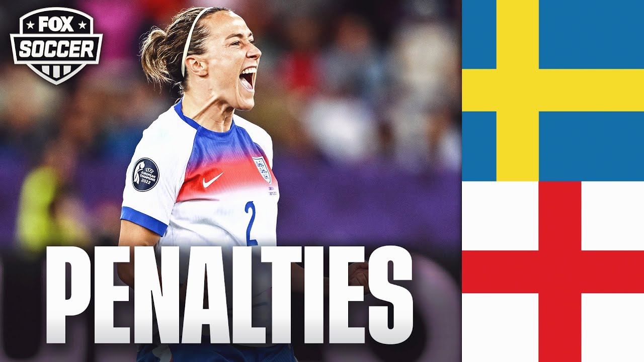 Sweden vs. England Full Penalties Women's Euro Quarterfinals | FOX Soccer