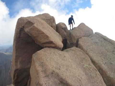 Sunlight Peak Summit Block - "Leap of Faith" - YouTube