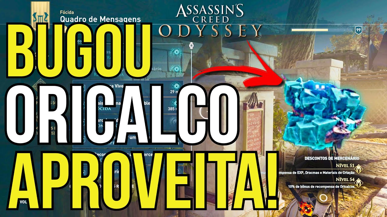 APROVEITA AGORA! MAIS UM BUG LOUCO DE ORICALCO EM AC ODYSSEY - YouTube