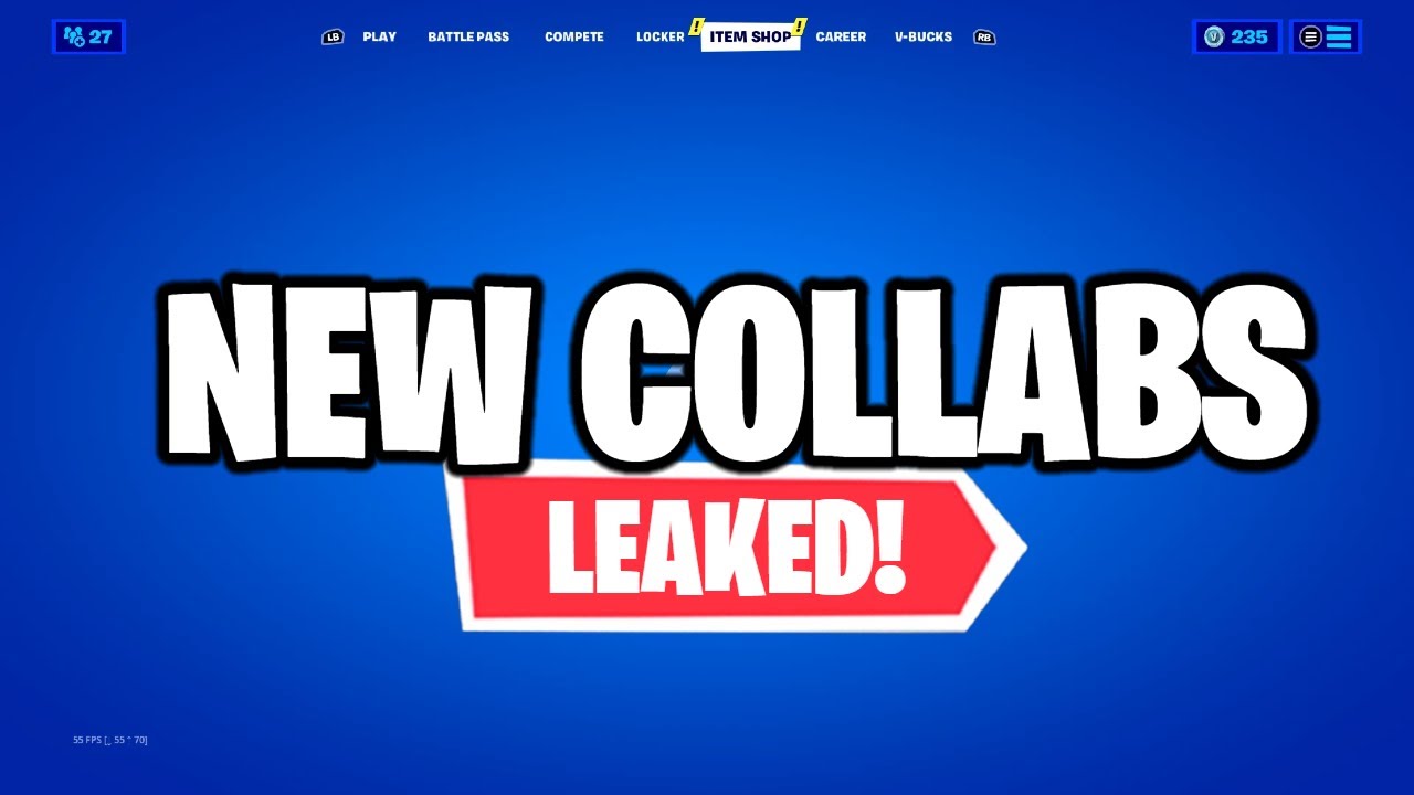 New Collabs Just Got Leaked UPDATE Fortnite - YouTube