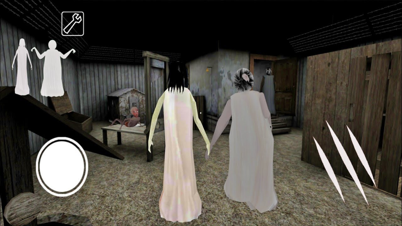 Playing as Slendrina and Granny's Mom in Granny Old House | Car Escape Mod - YouTube