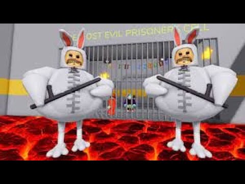 BARRY'S PRISON RUN! (EASTER HOLIDAY!) (Obby) დებილი პოლიციელი ბაჭია ...