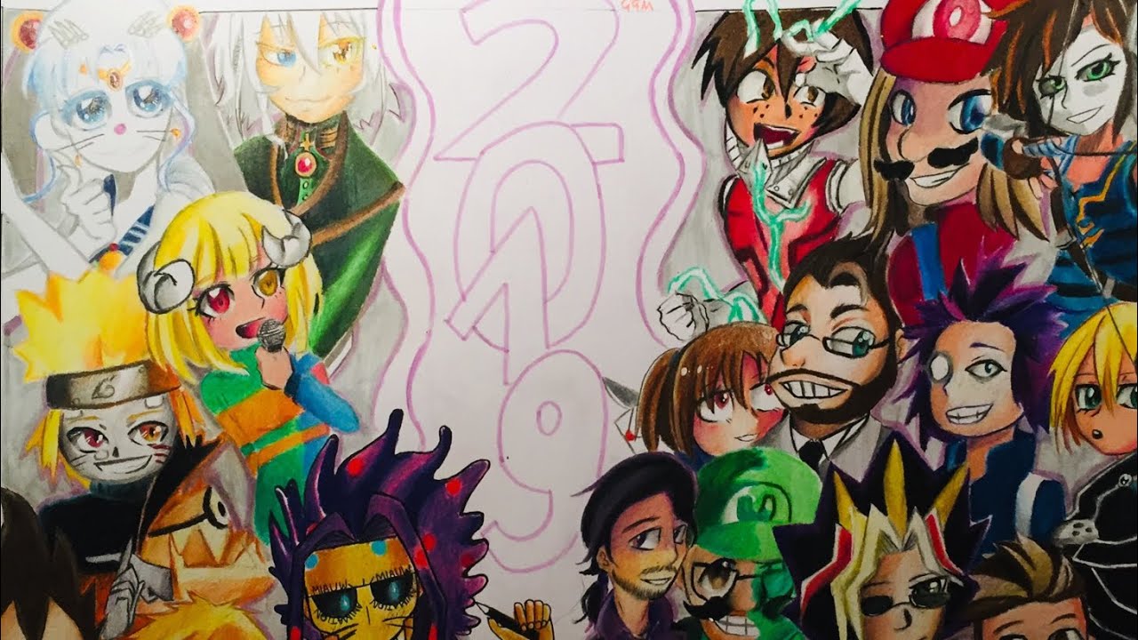 YouTuber Speed Drawing 2019 - YouTube