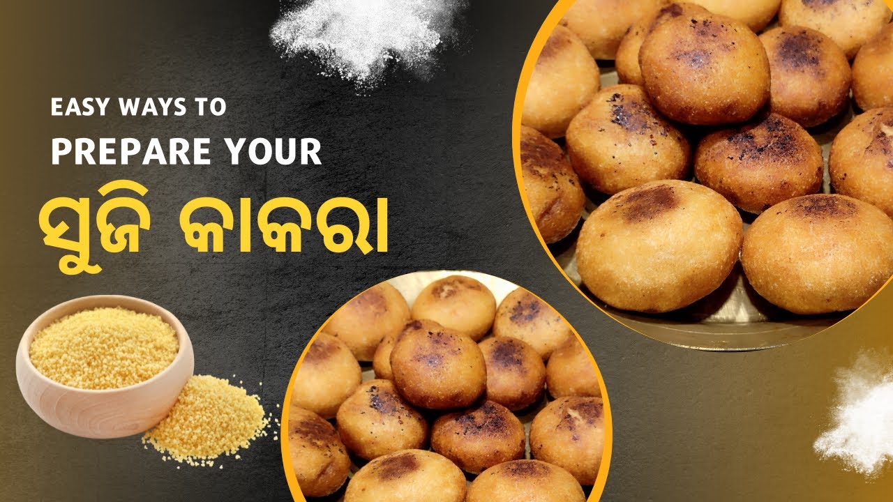 Suji Kakara Pitha | ସୁଜି କାକରା | Authentic Odia Stuffed Semolina Kakara ...
