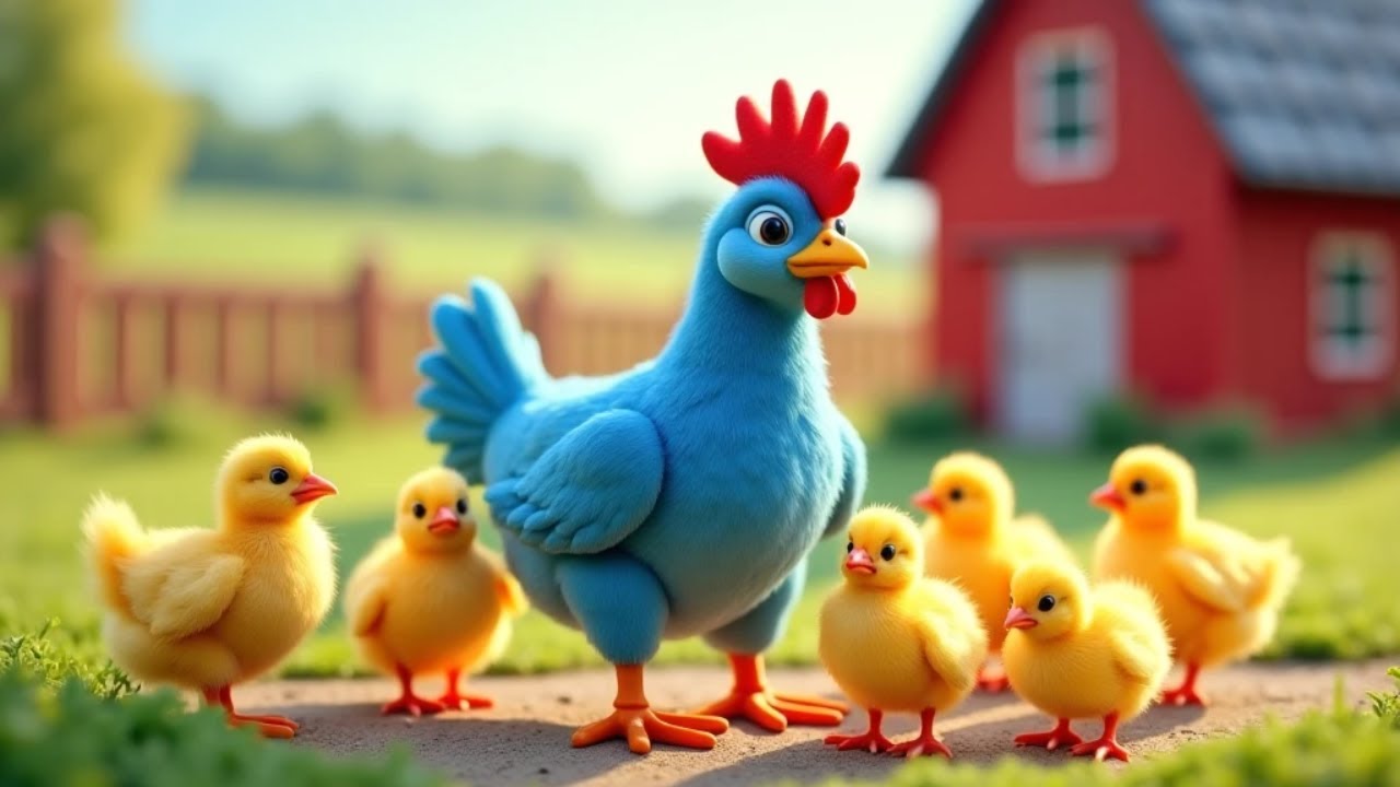 The Happy Hen Song | The Happy Hen and Her Chicks | Kids' Nursery ...