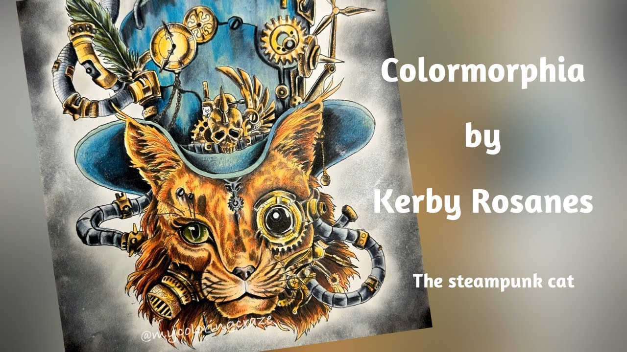 how to color steampunk animals | colormorphia | Kerby Rosanes - YouTube