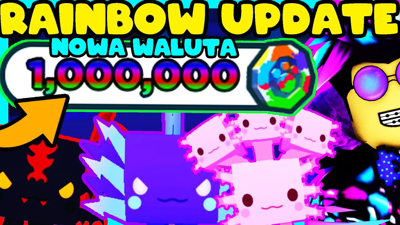 WSZYSTKIE LEAKI NOWEGO UPDATE RAINBOW/JUNGLE w PET SIMULATOR X! NOWA ...