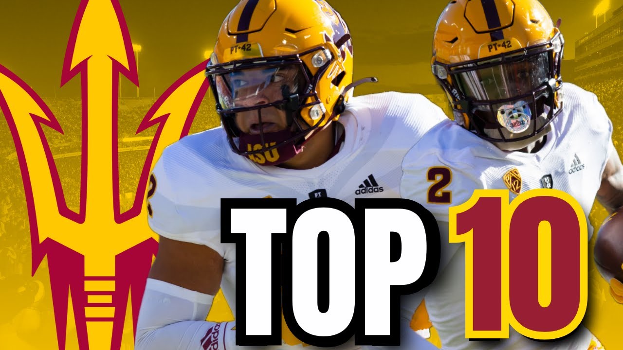 Arizona State Sun Devils TOP 10 Football Players for 2023 - YouTube