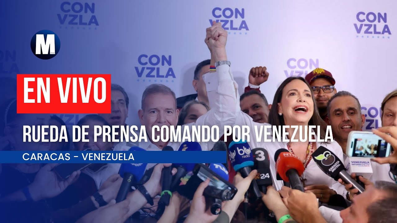 En Vivo | 🔴 Rueda de Prensa del Comando por Venezuela. - YouTube